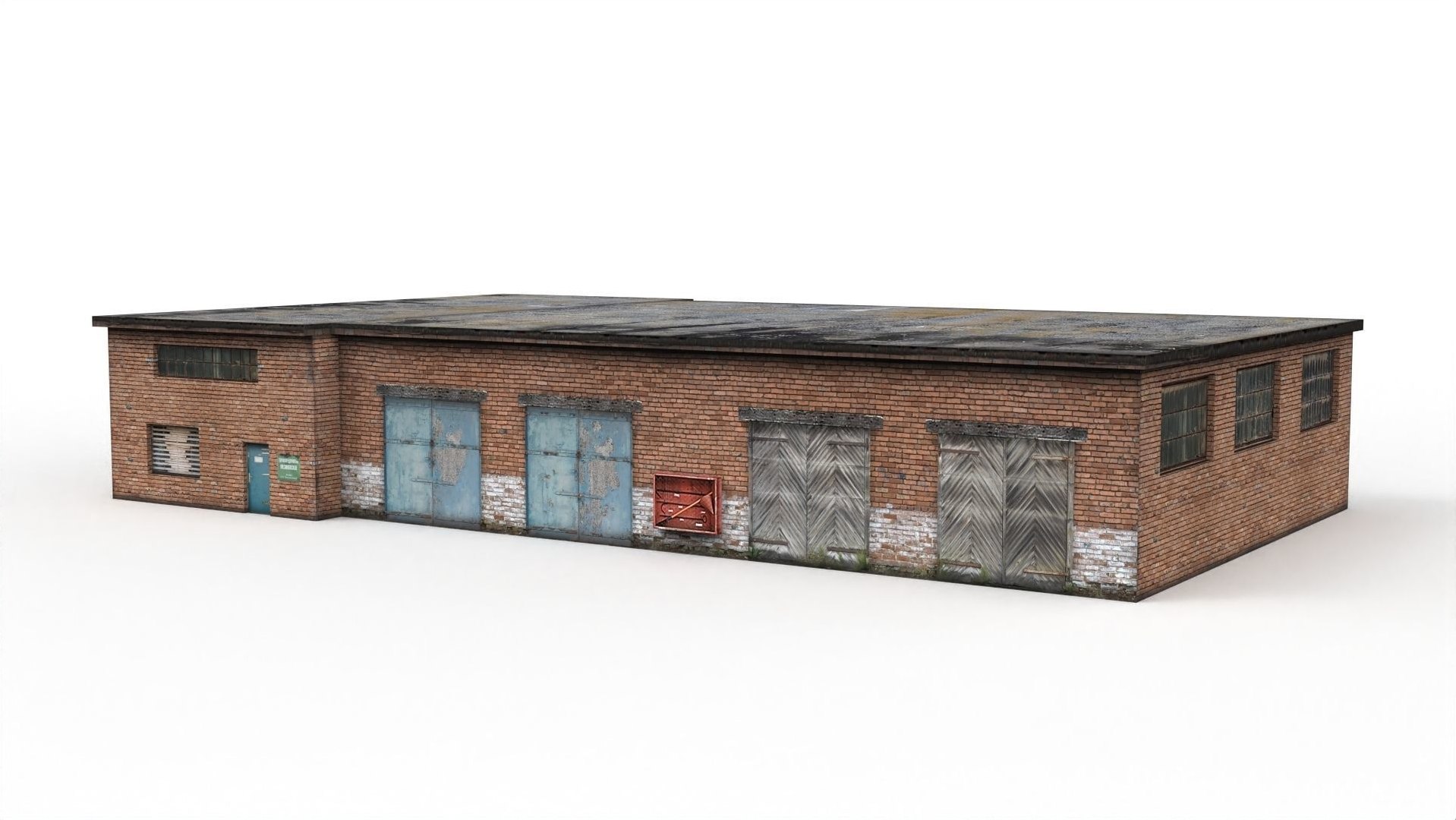 Tractor Garage 3D Model - TurboSquid 1726836