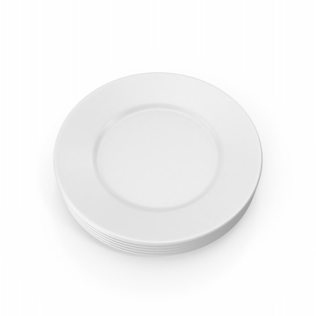 Plates Stack 3D - TurboSquid 1836056