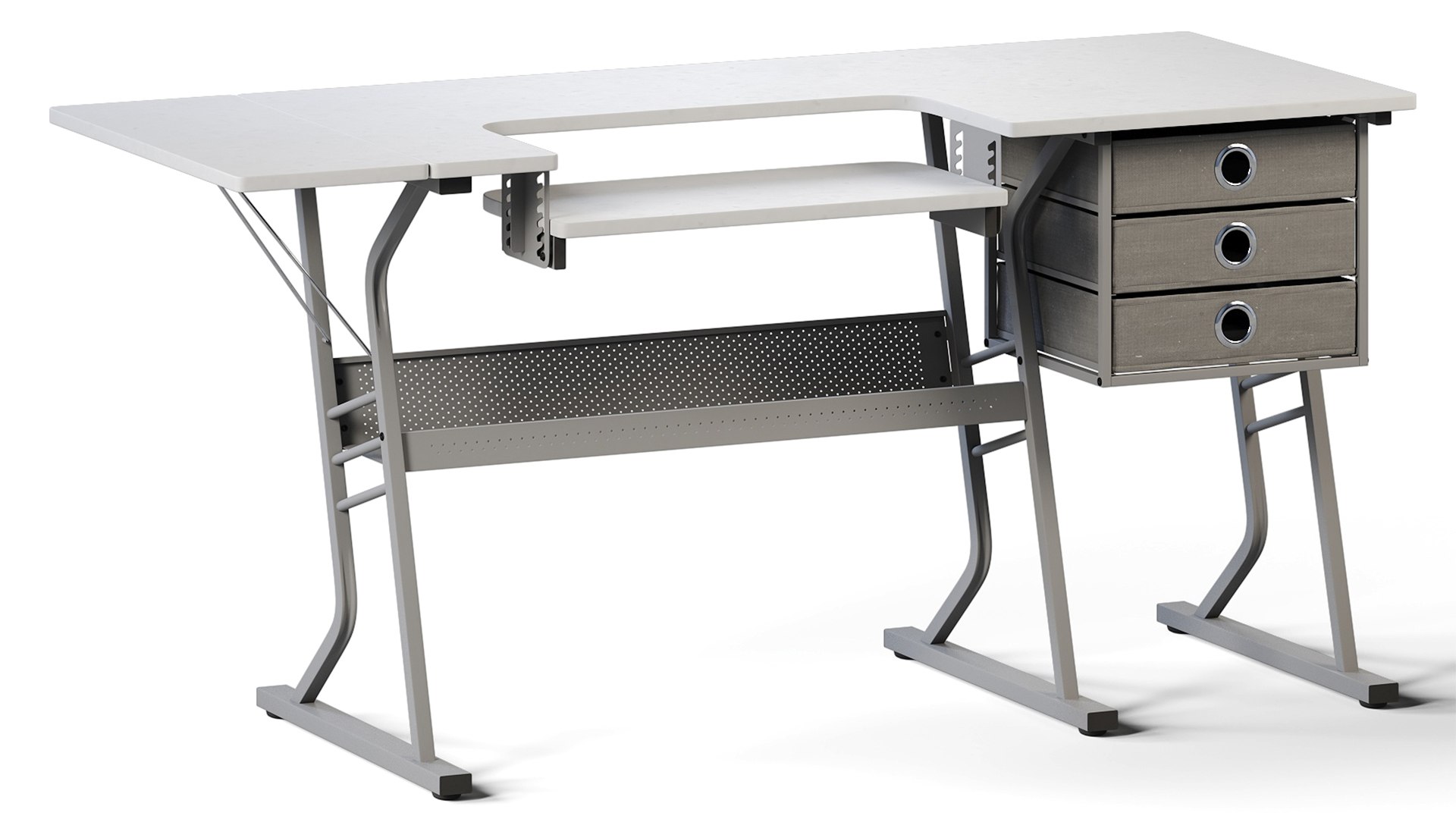 3D Sewing Table With Sewing Machine Platform Model - TurboSquid 2338851
