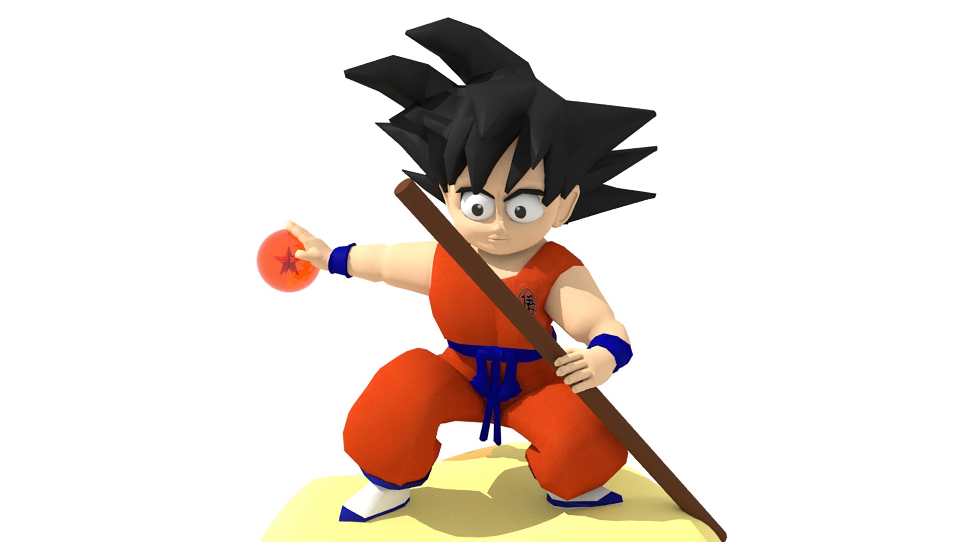 3D GOKU rig - TurboSquid 1864831