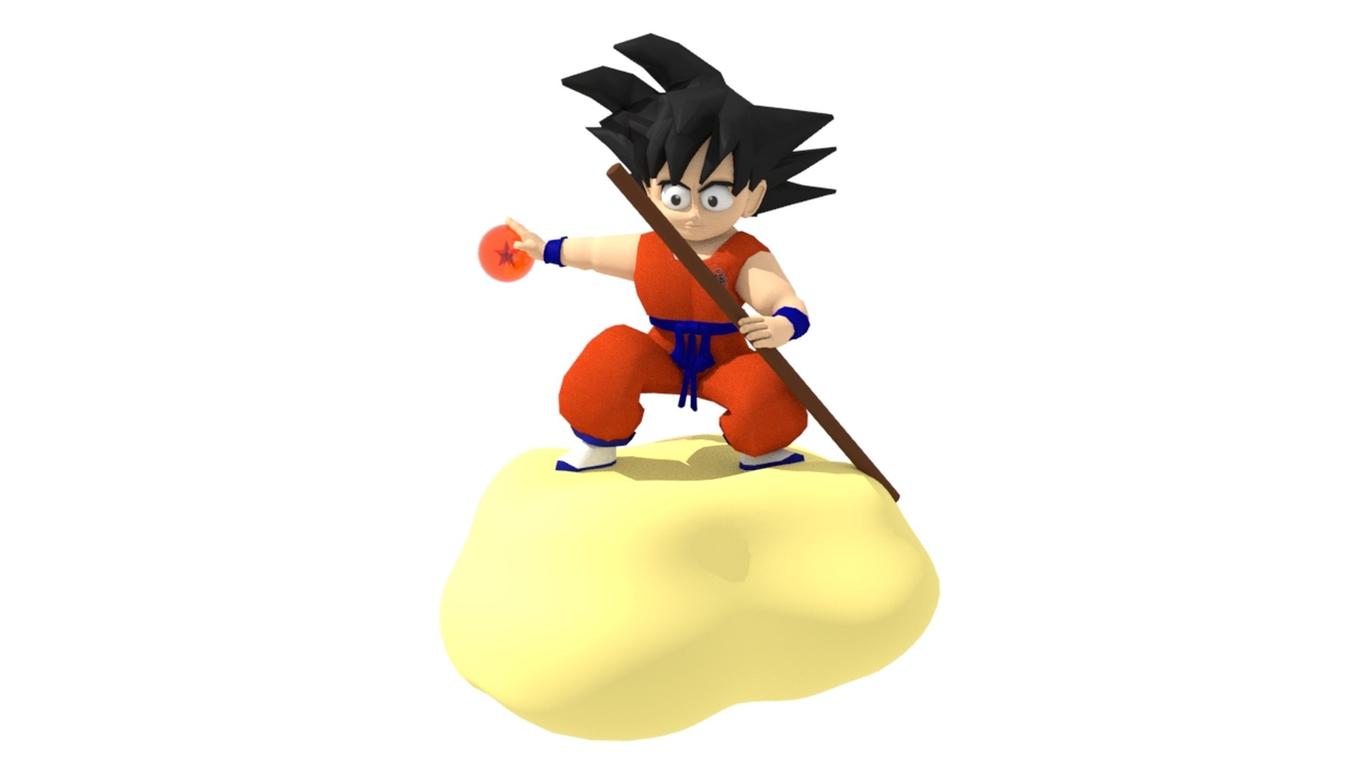 3D GOKU rig - TurboSquid 1864831