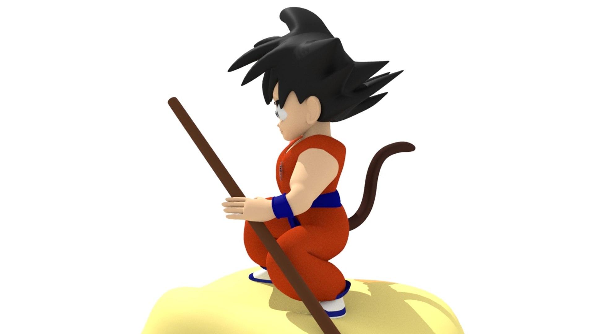 3D GOKU rig - TurboSquid 1864831