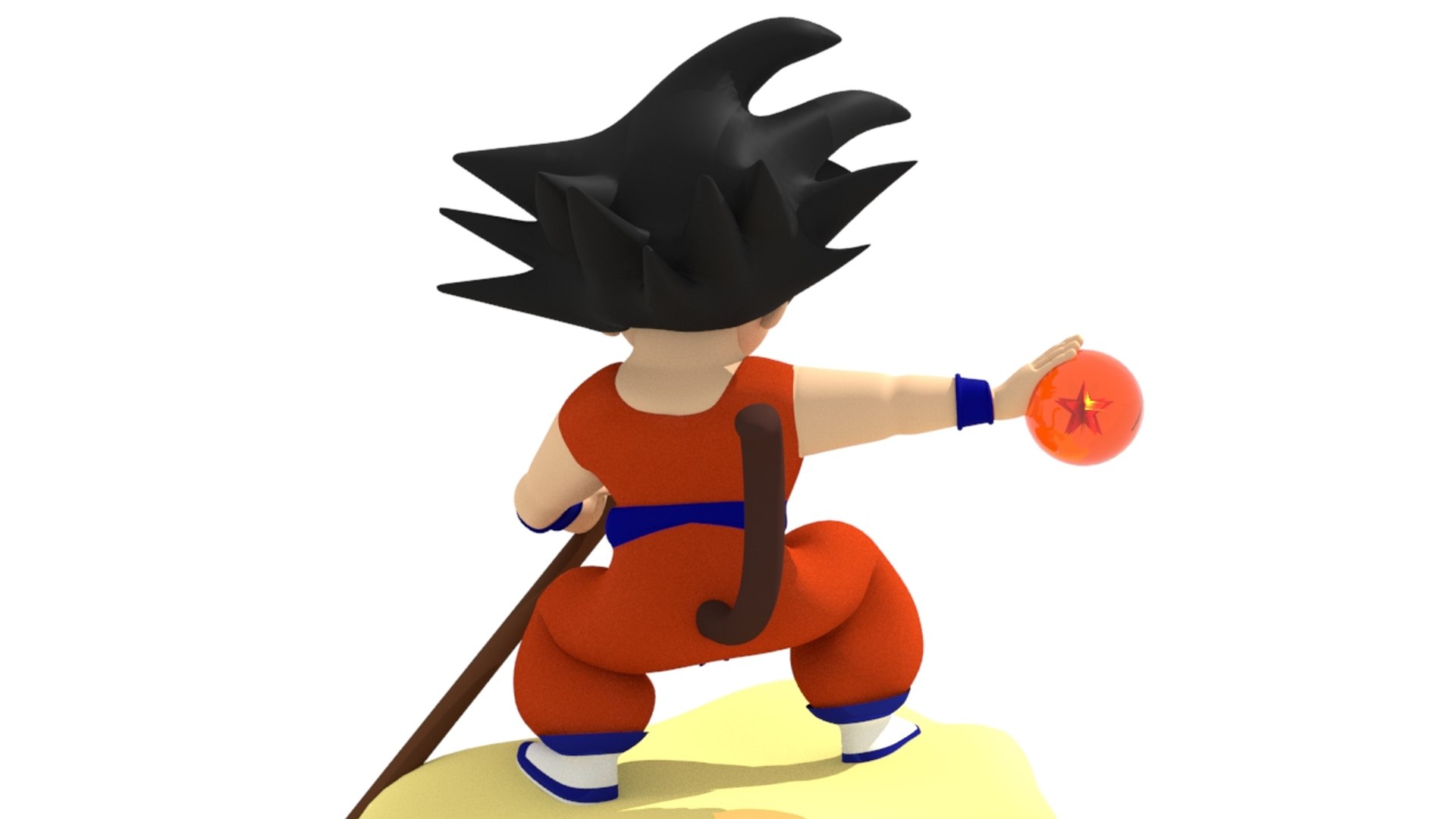 3D GOKU rig - TurboSquid 1864831