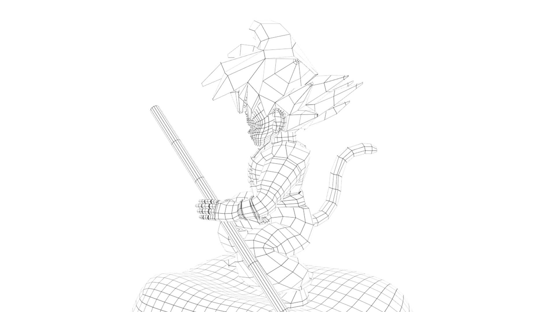 3D GOKU rig - TurboSquid 1864831