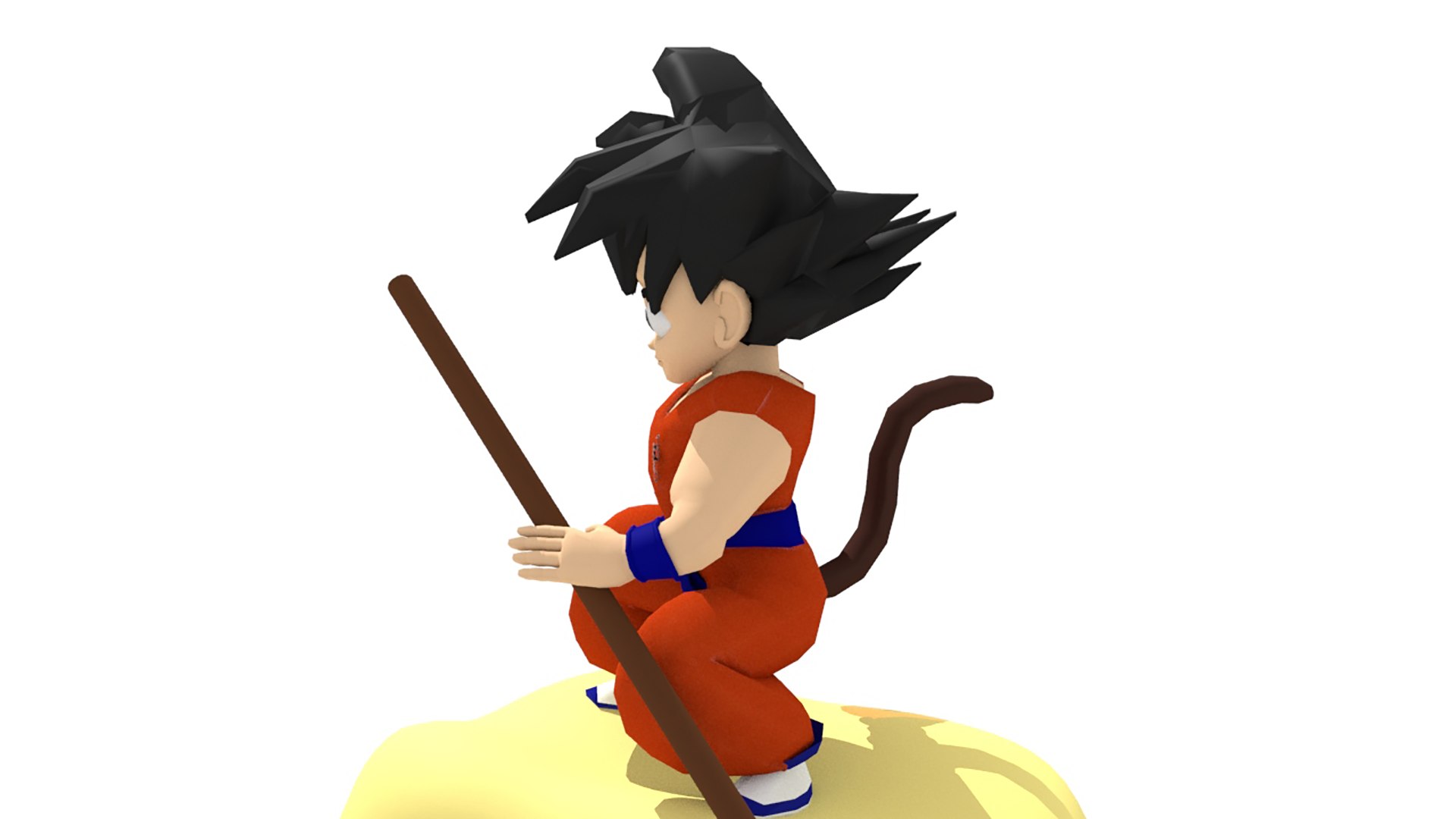3D GOKU rig - TurboSquid 1864831