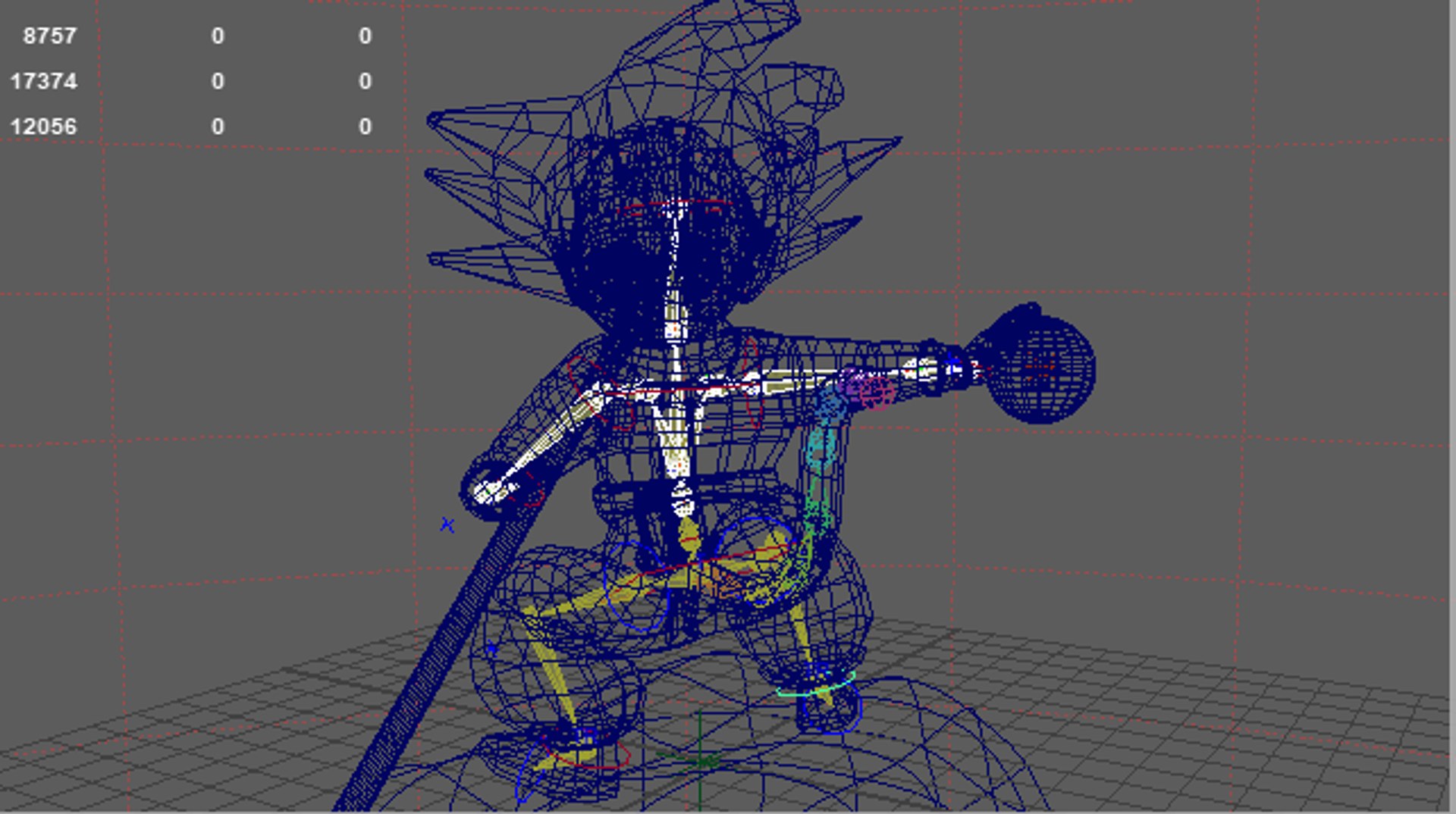 3D GOKU rig - TurboSquid 1864831