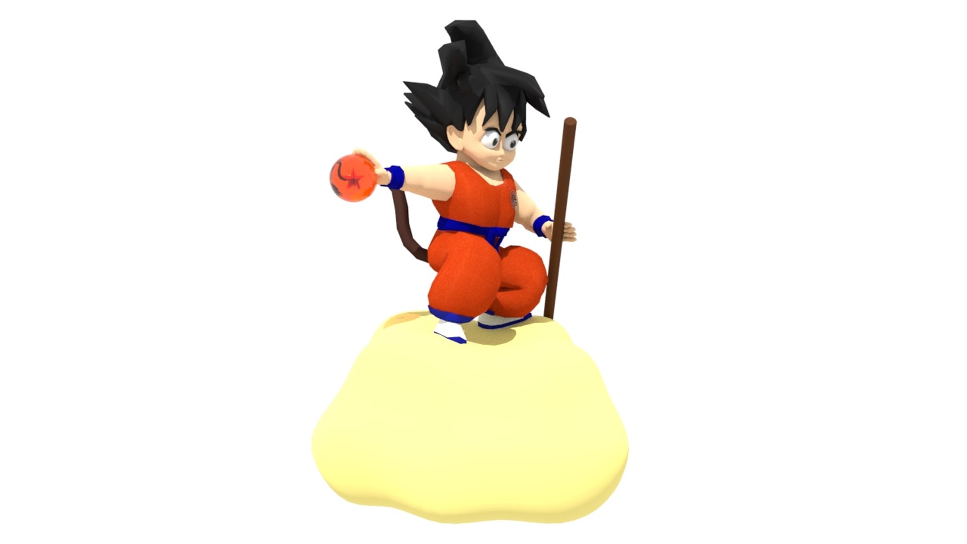 3D GOKU rig - TurboSquid 1864831