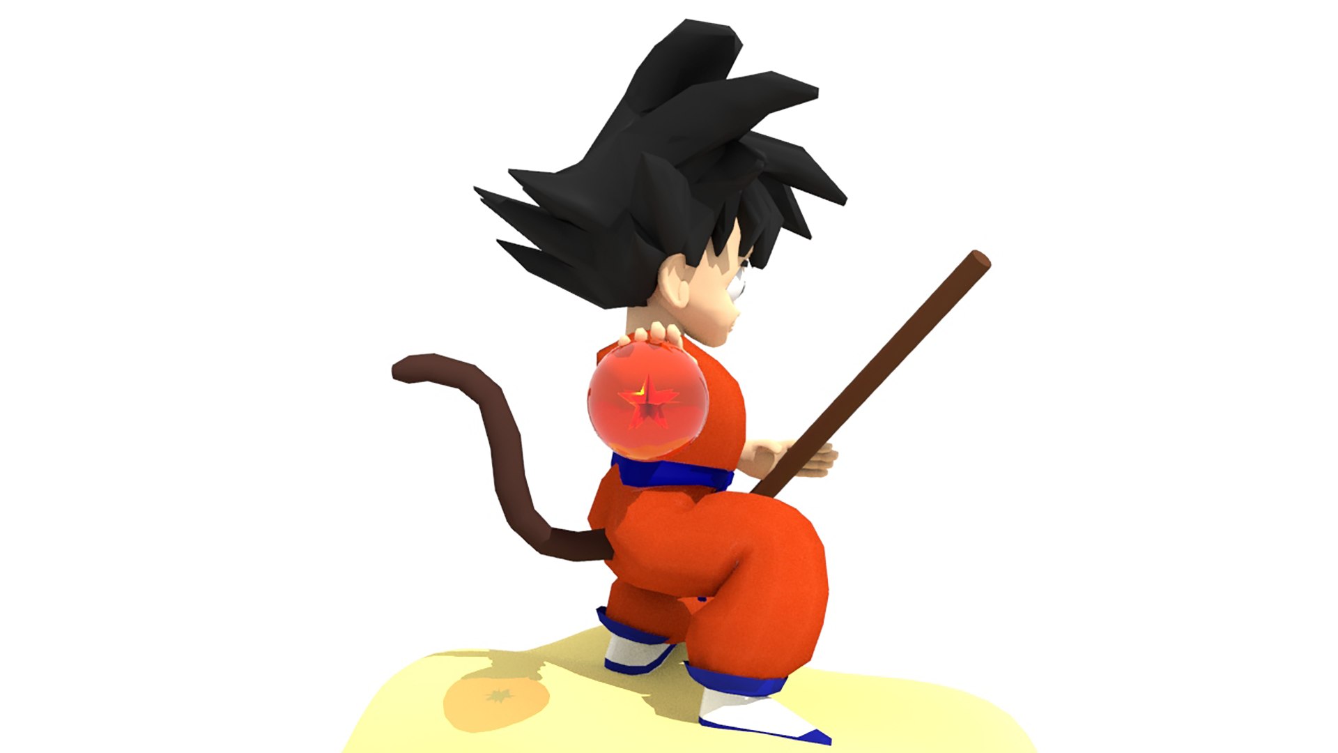 3D GOKU rig - TurboSquid 1864831