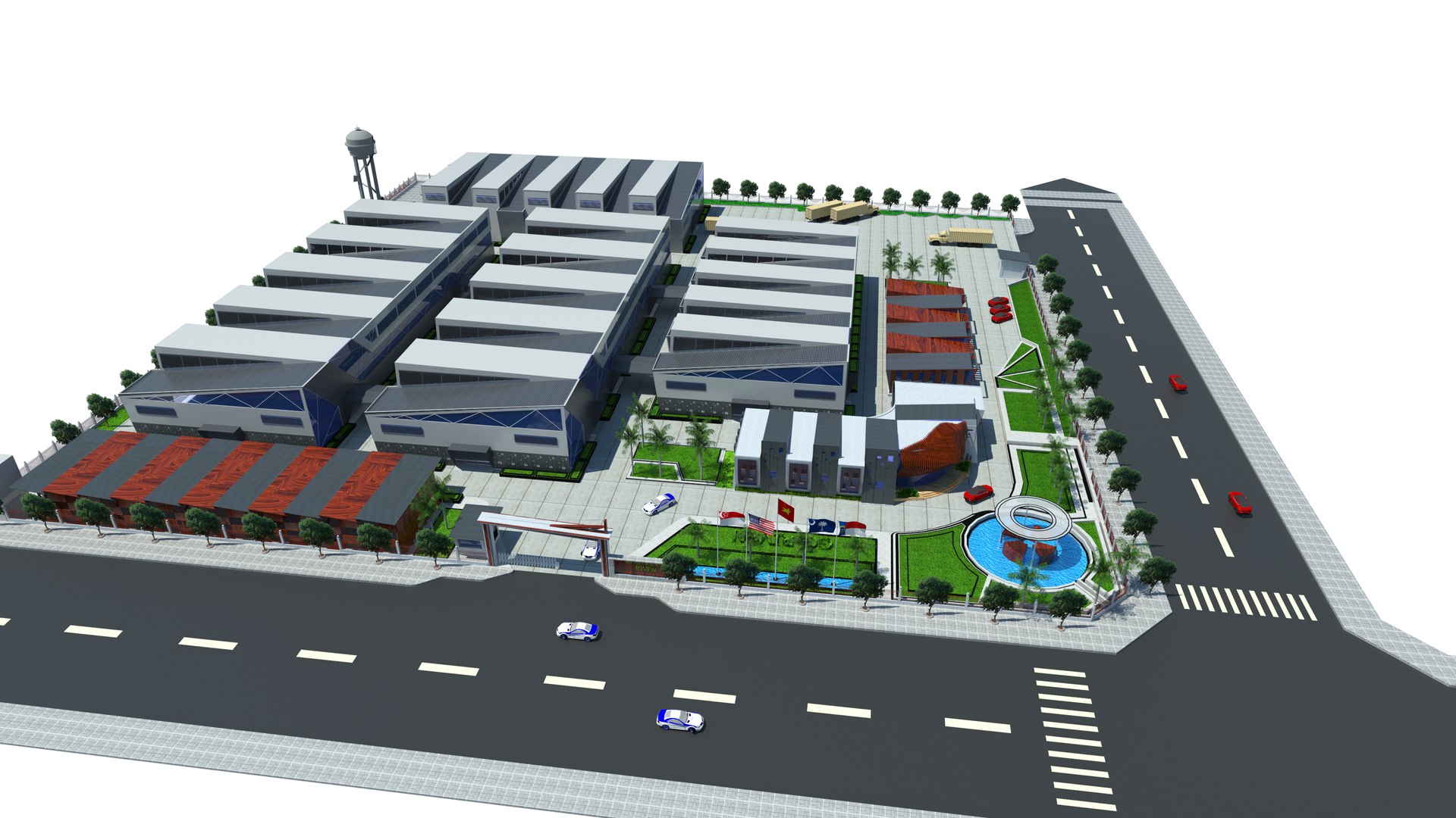 3D wood industry factory - TurboSquid 1270918