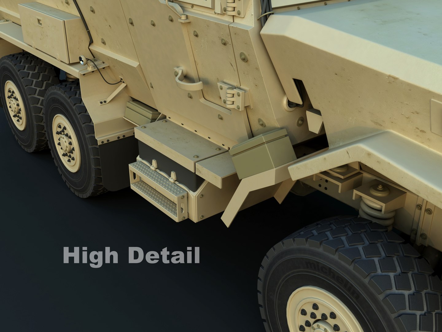 Caiman Military Vehicle 3d Max