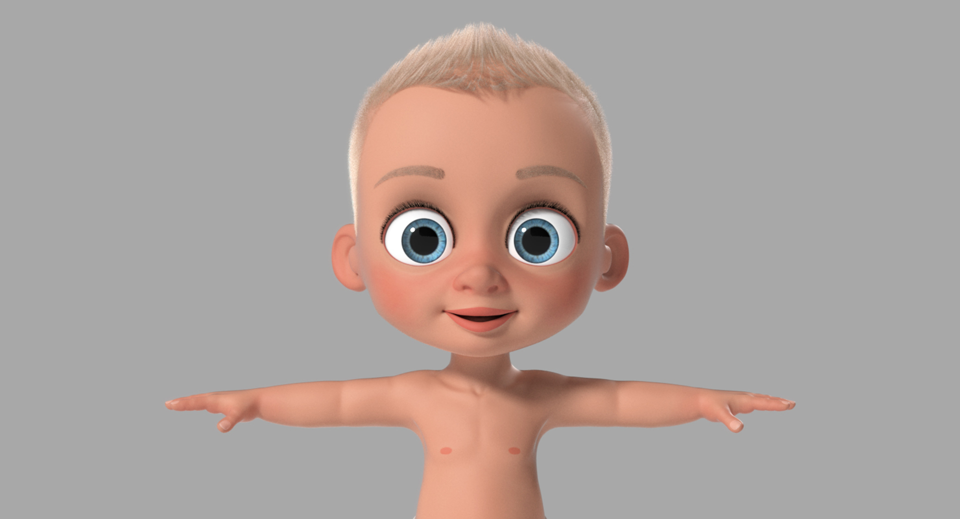 Cartoon Baby Boy Sheldon 3d Ma