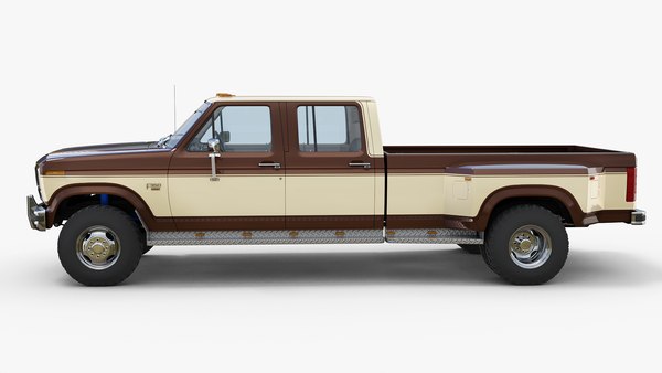 1986 f-350 crewcab dually 3D model - TurboSquid 1291755