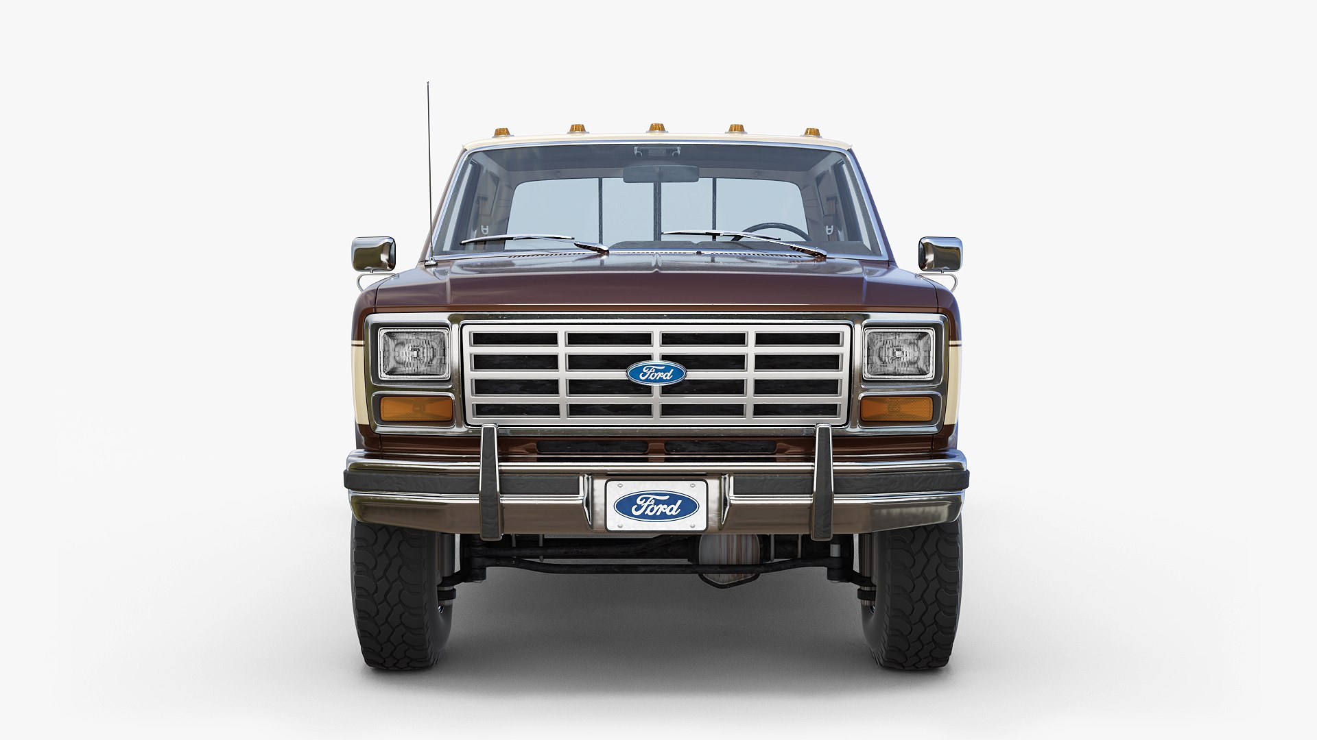 1986 f-350 crewcab dually 3D model - TurboSquid 1291755