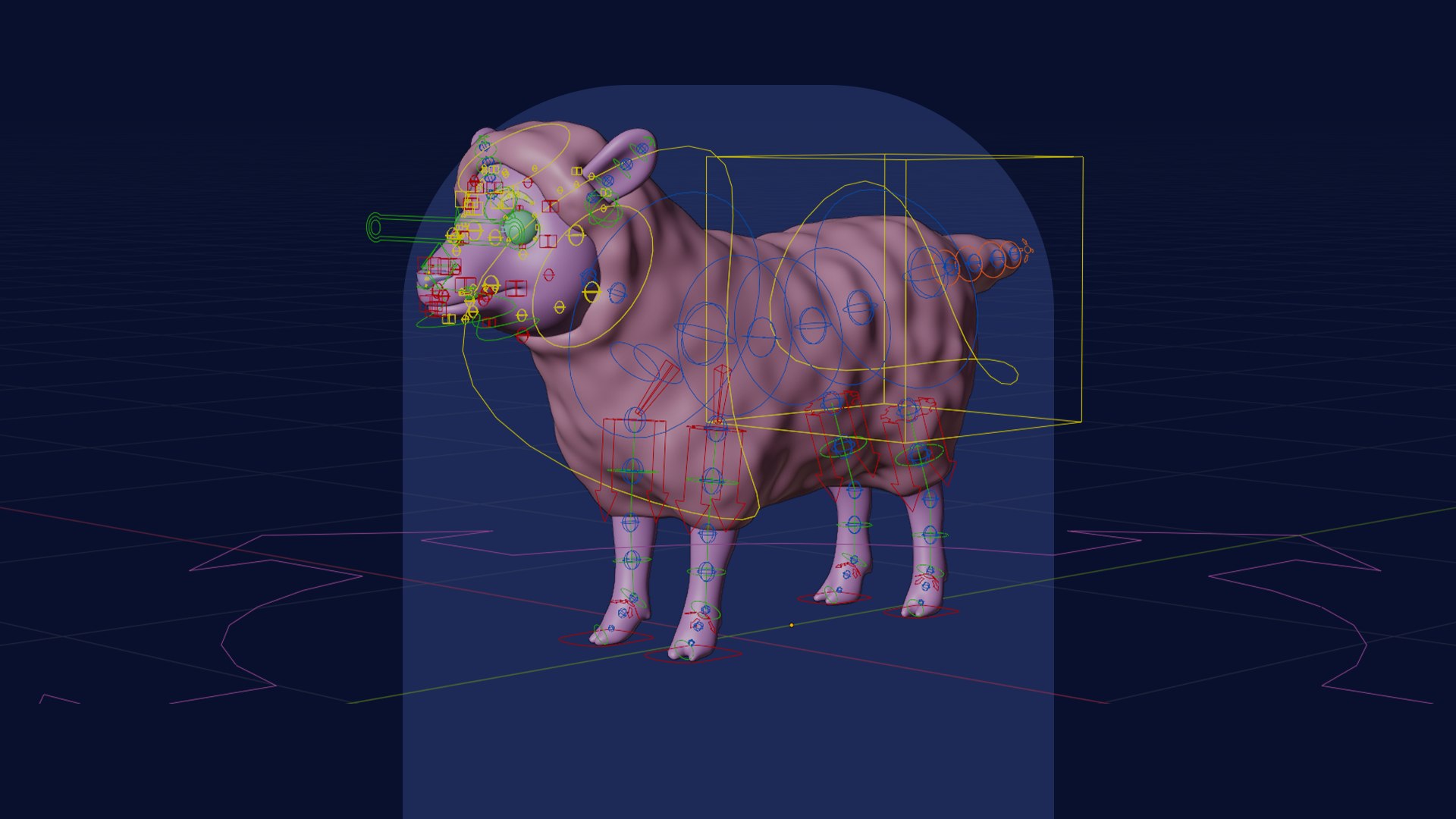 3D Model Sheep 3D Cartoon Rigged Model - Blender - TurboSquid 2196870