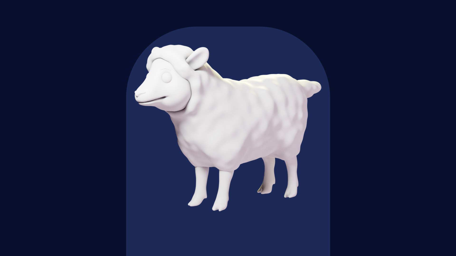 3D Model Sheep 3D Cartoon Rigged Model - Blender - TurboSquid 2196870