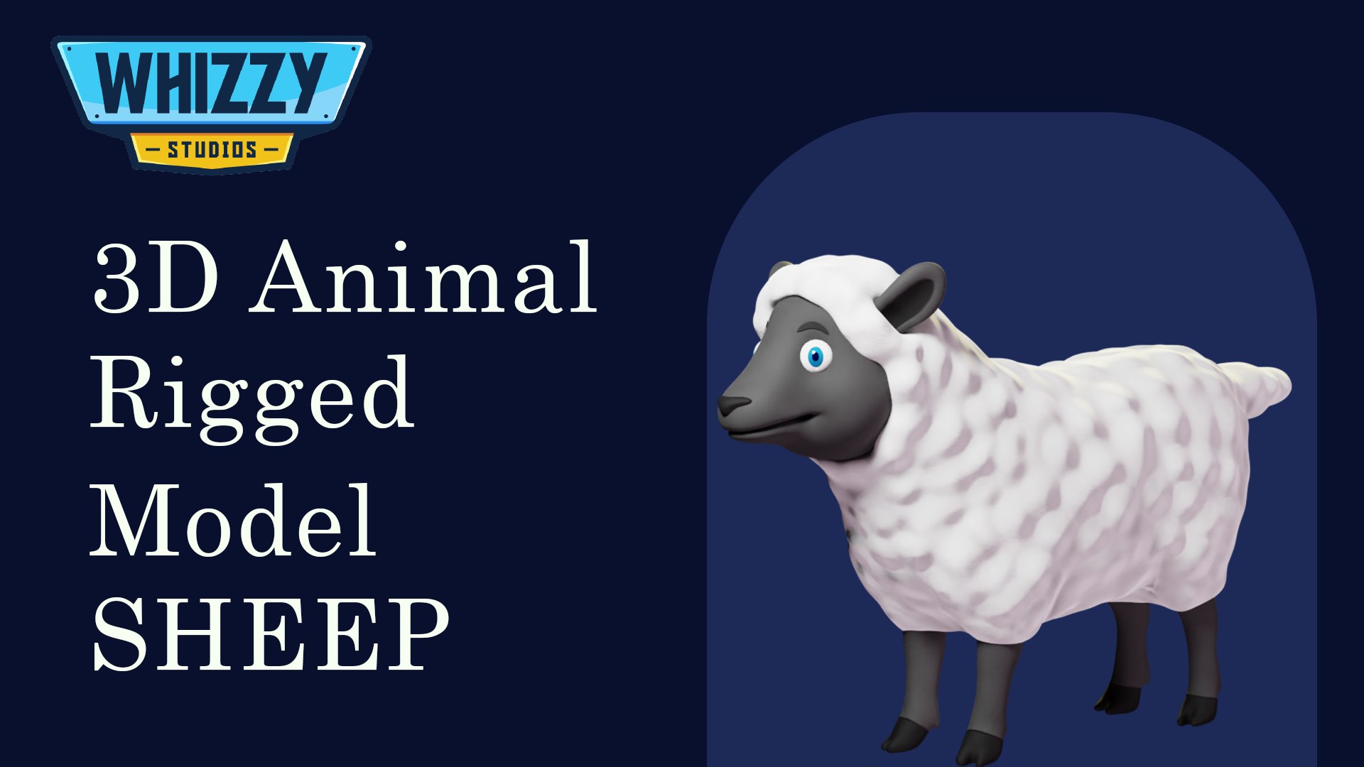3D Model Sheep 3D Cartoon Rigged Model - Blender - TurboSquid 2196870