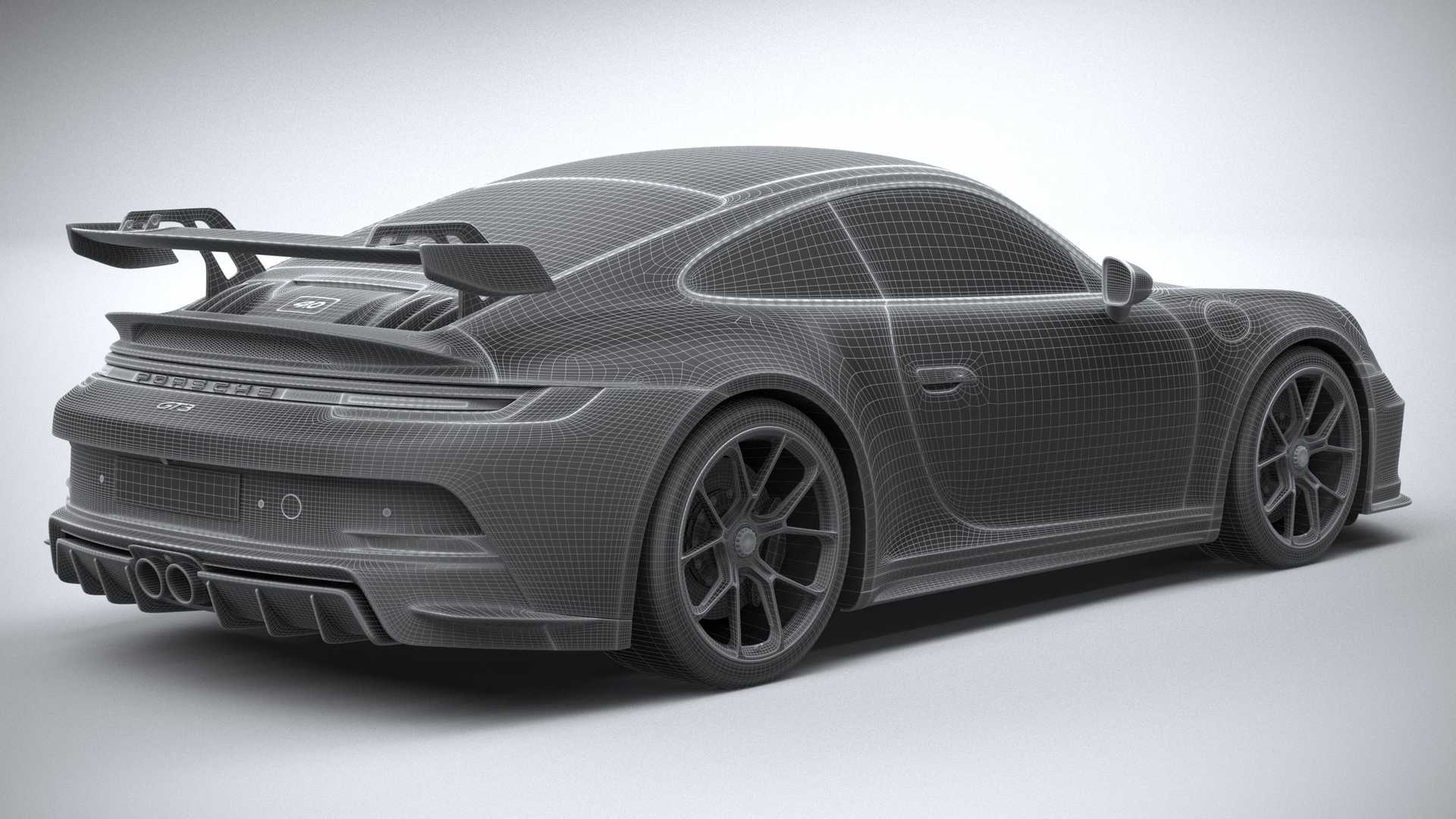 Porsche 911 gt3 3D model - TurboSquid 1701549