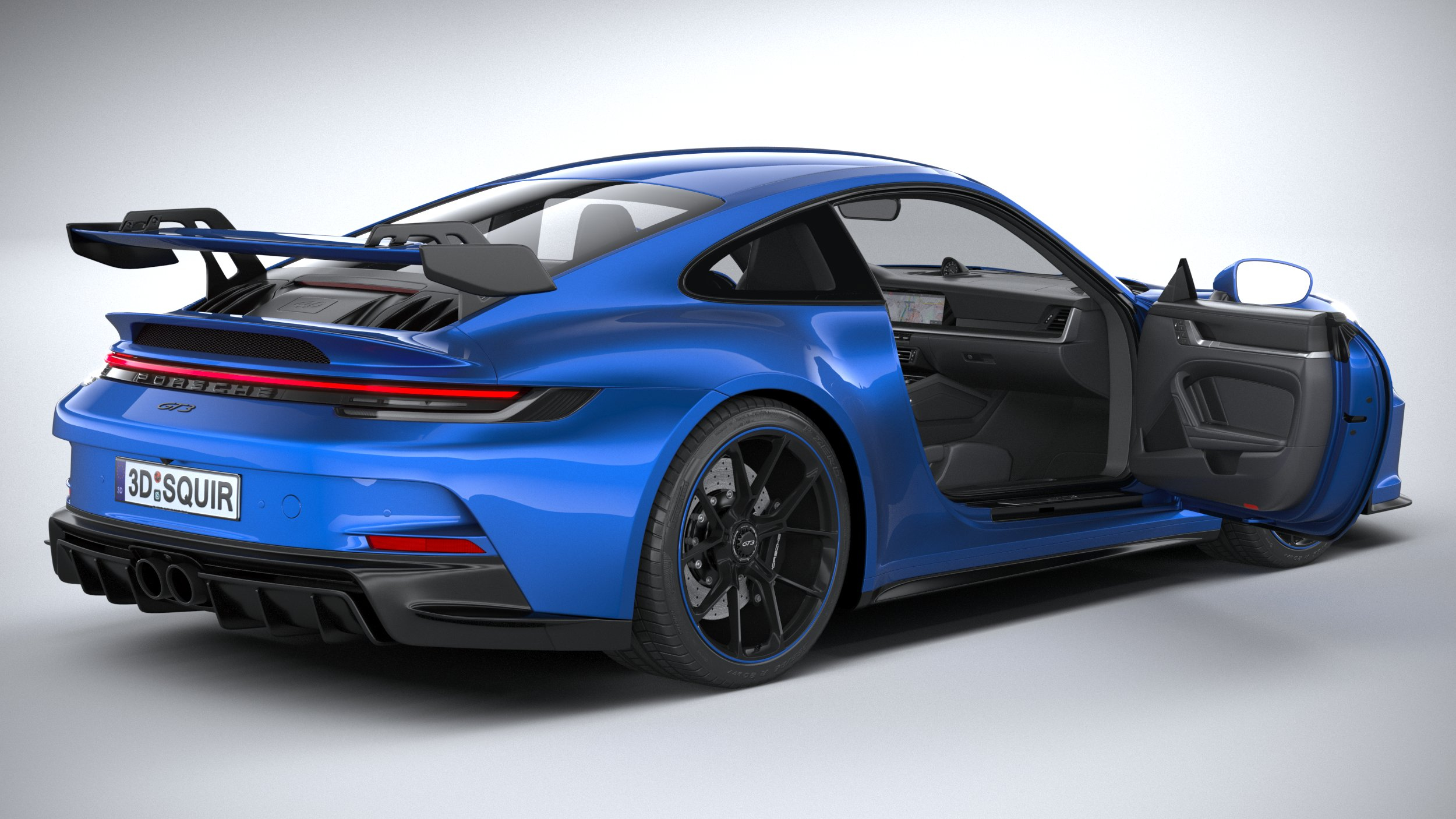 Porsche 911 gt3 3D model - TurboSquid 1701549