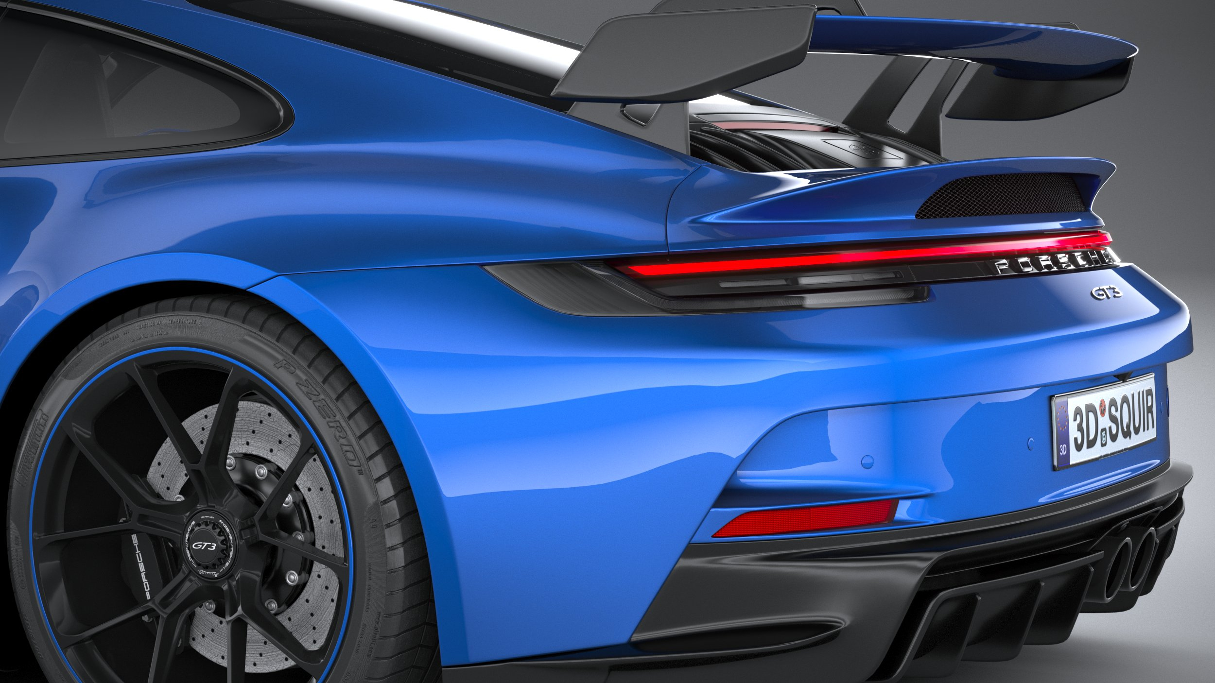 Porsche 911 gt3 3D model - TurboSquid 1701549