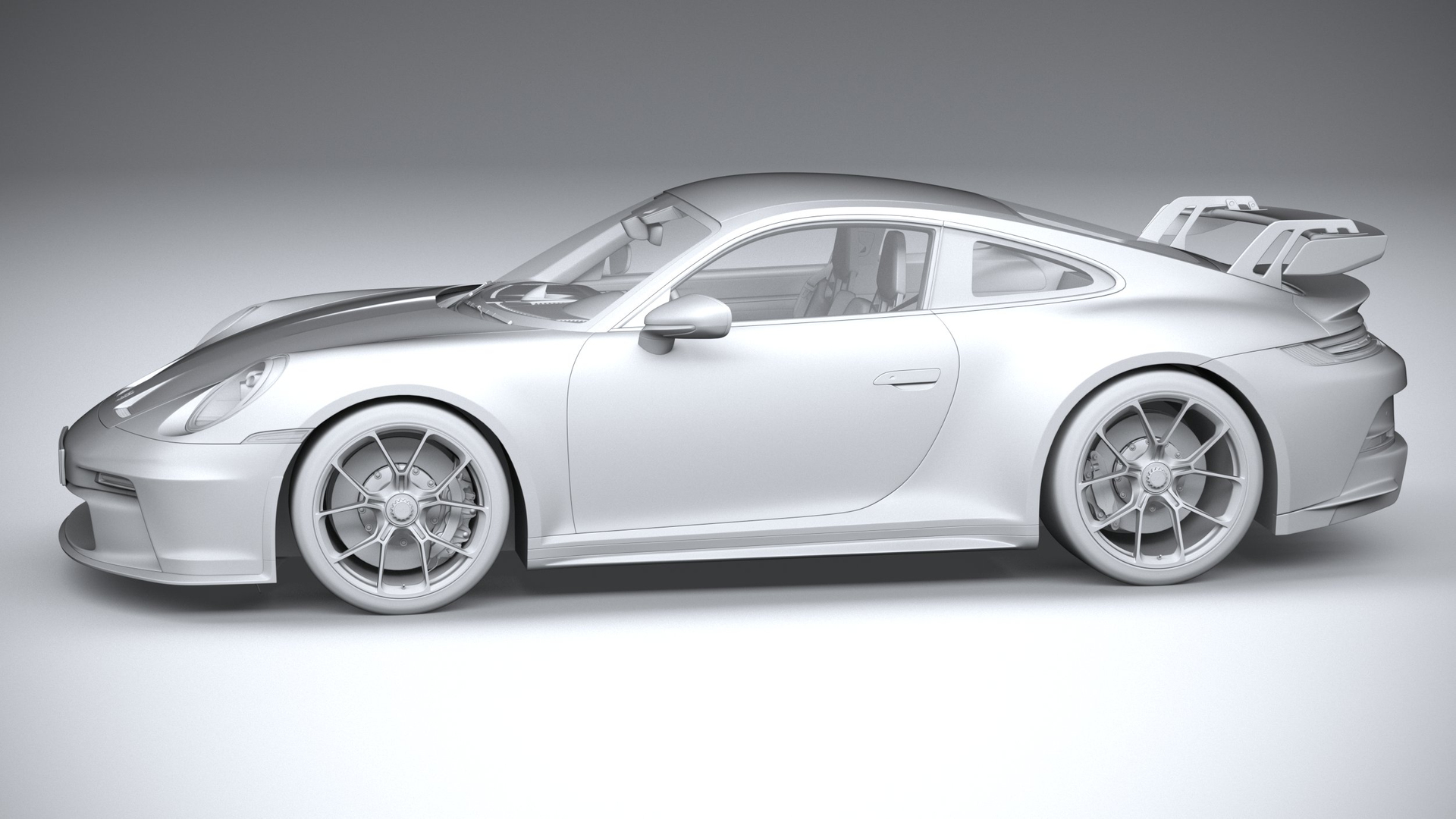 Porsche 911 gt3 3D model - TurboSquid 1701549