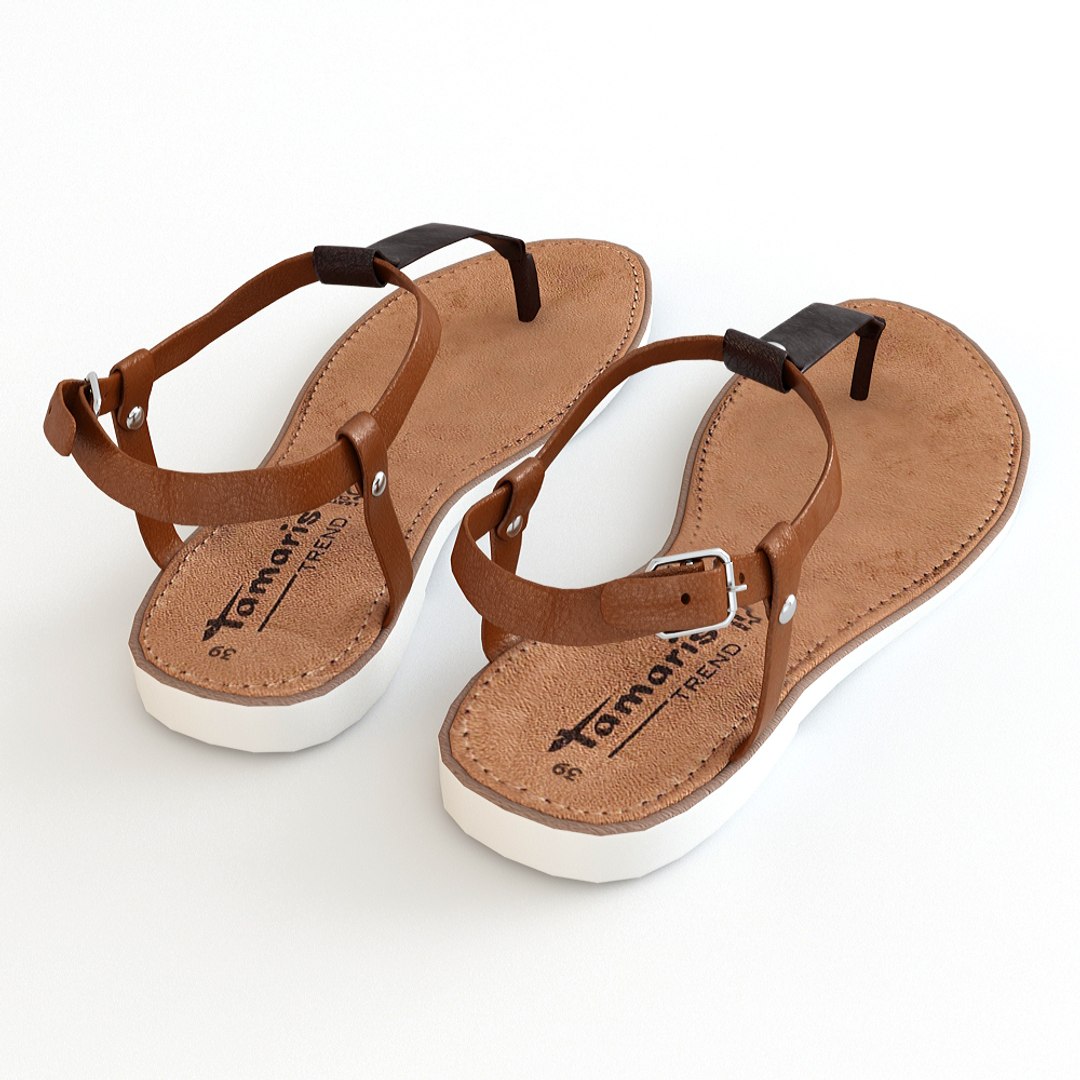 3d Model Sandals