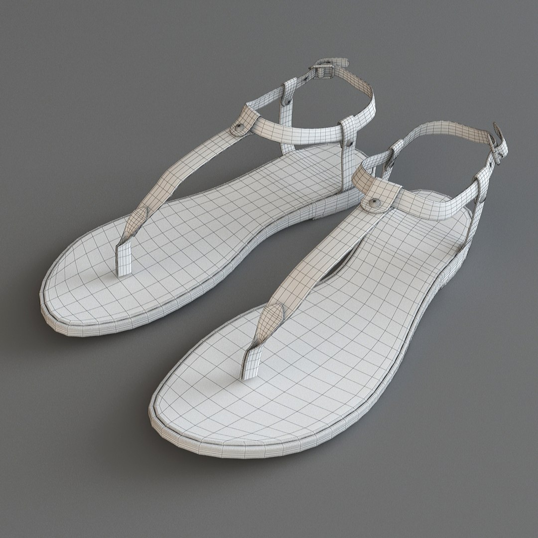 3d Model Sandals