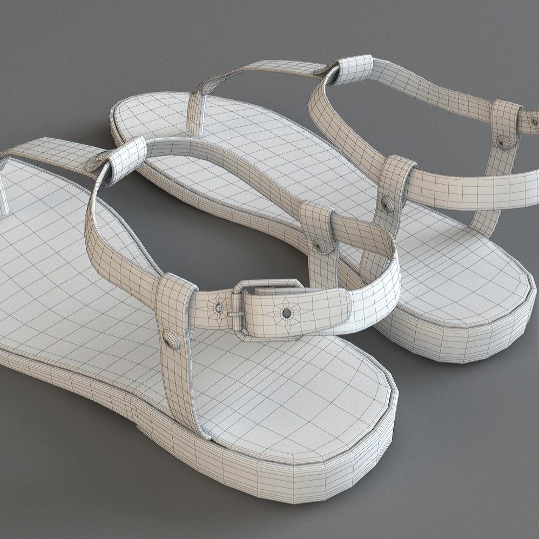 3d Model Sandals