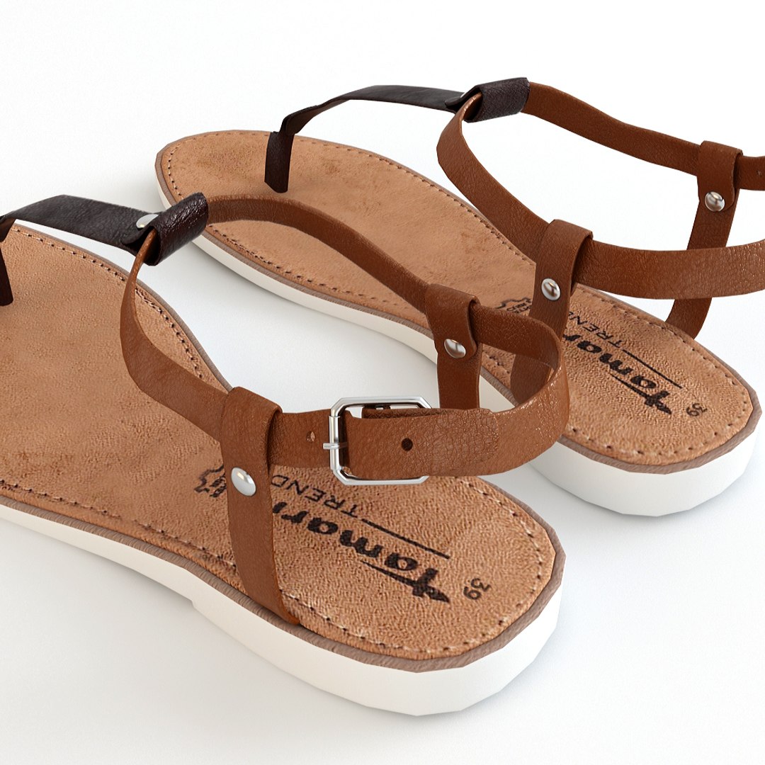 3d Model Sandals