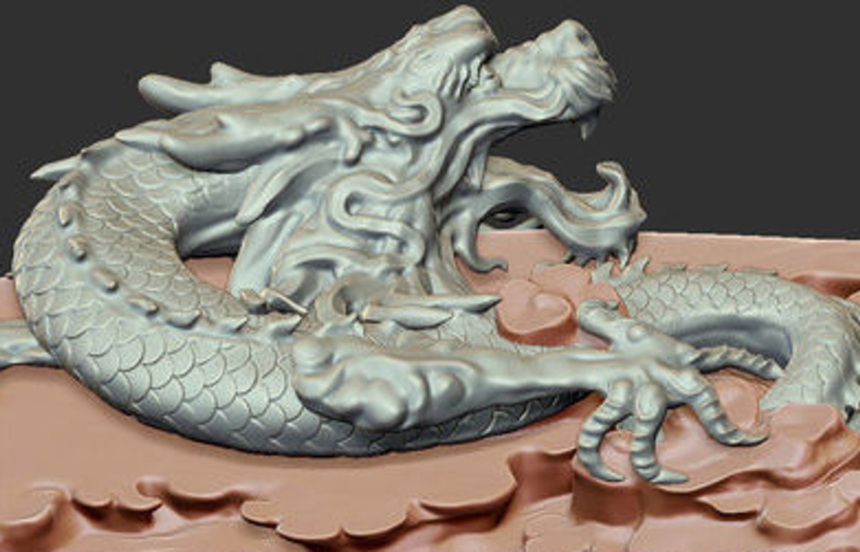 3D stl obj Model Dragon Tea Platform 3D print model model - TurboSquid ...