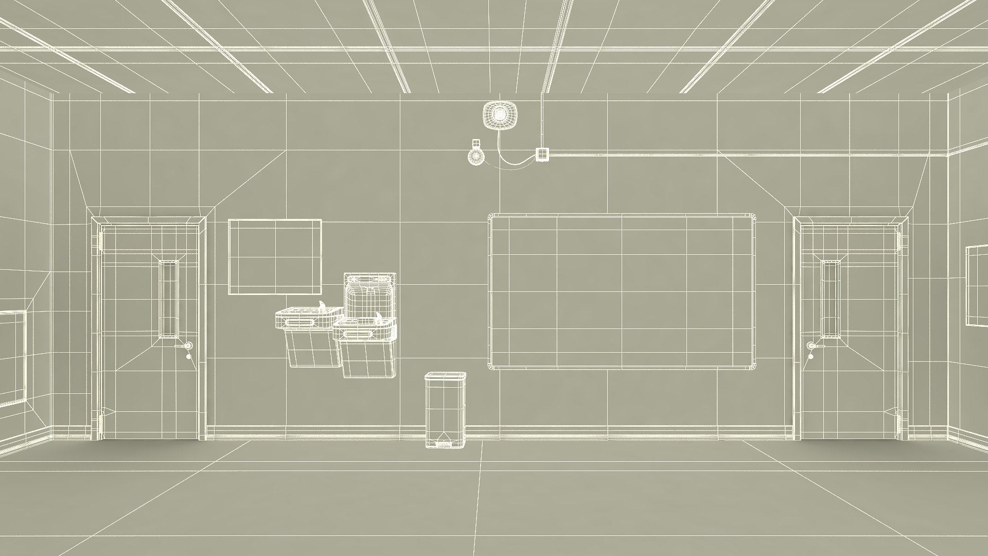 3D Model Middle School Hallway - TurboSquid 2346251