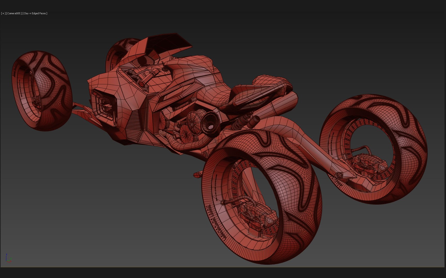 3D T Bike Four Wheel 03 model - TurboSquid 1883093