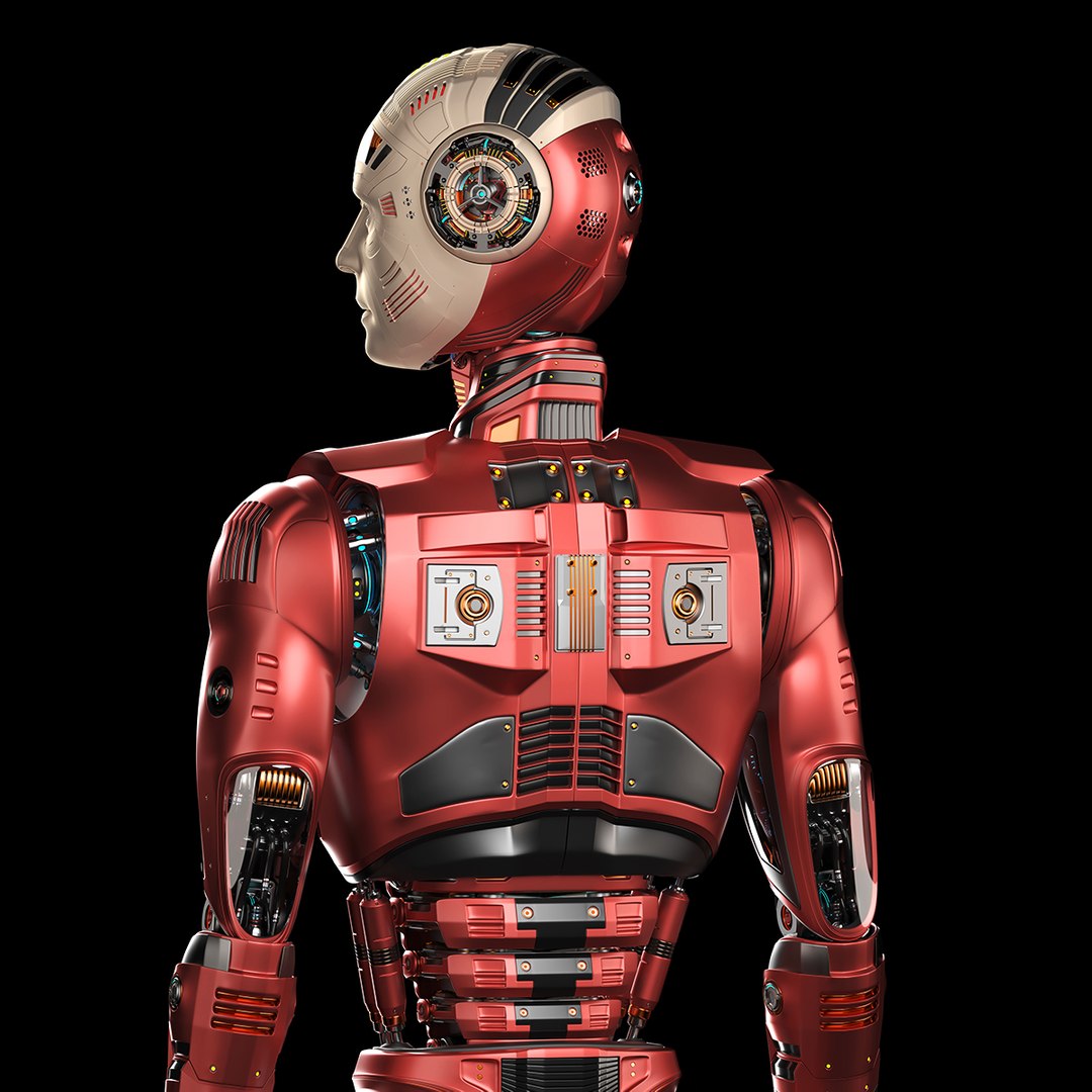 Futuristic Robot Man 2 3D Model - TurboSquid 1573851