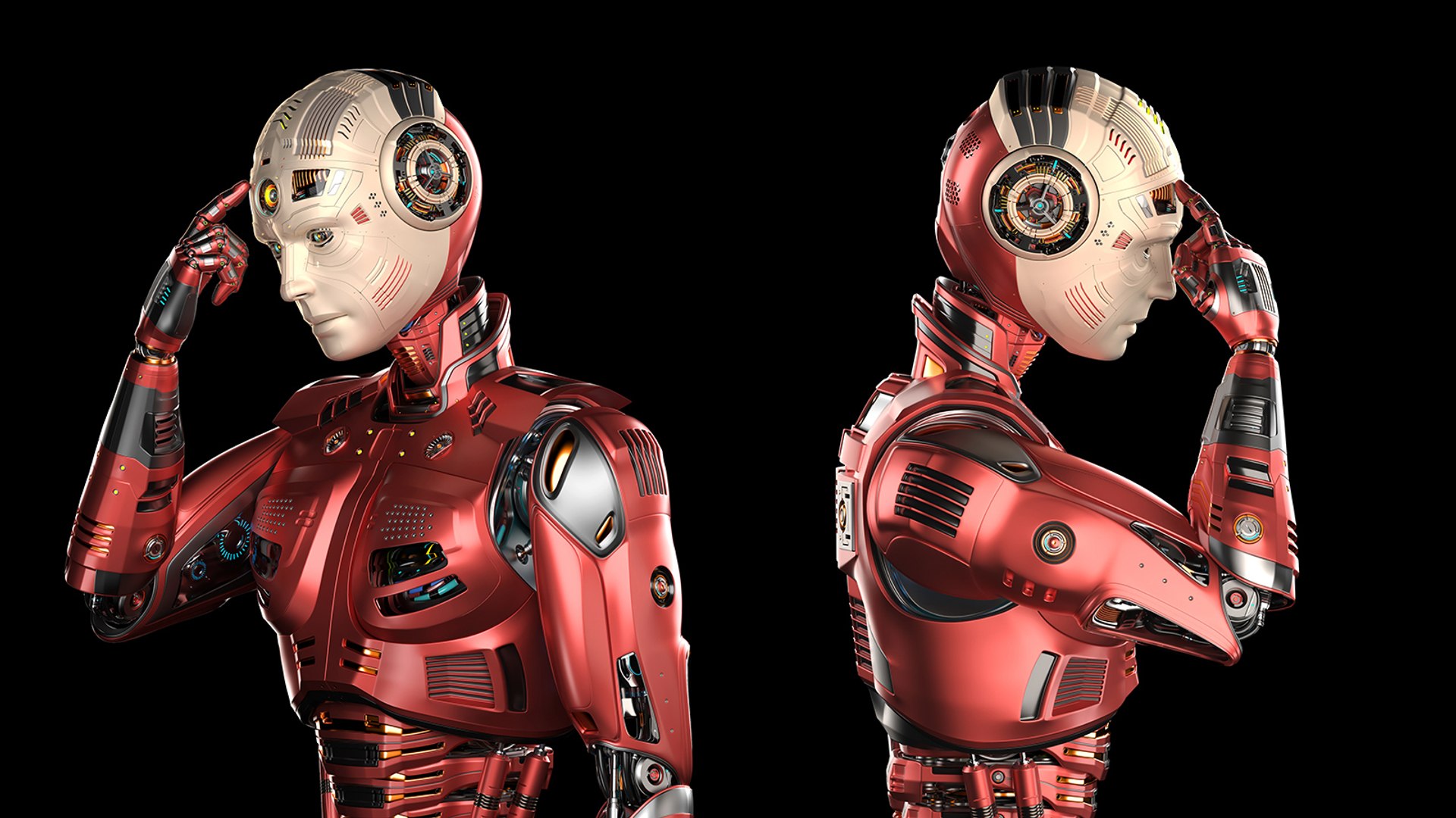 Futuristic Robot Man 2 3D Model - TurboSquid 1573851