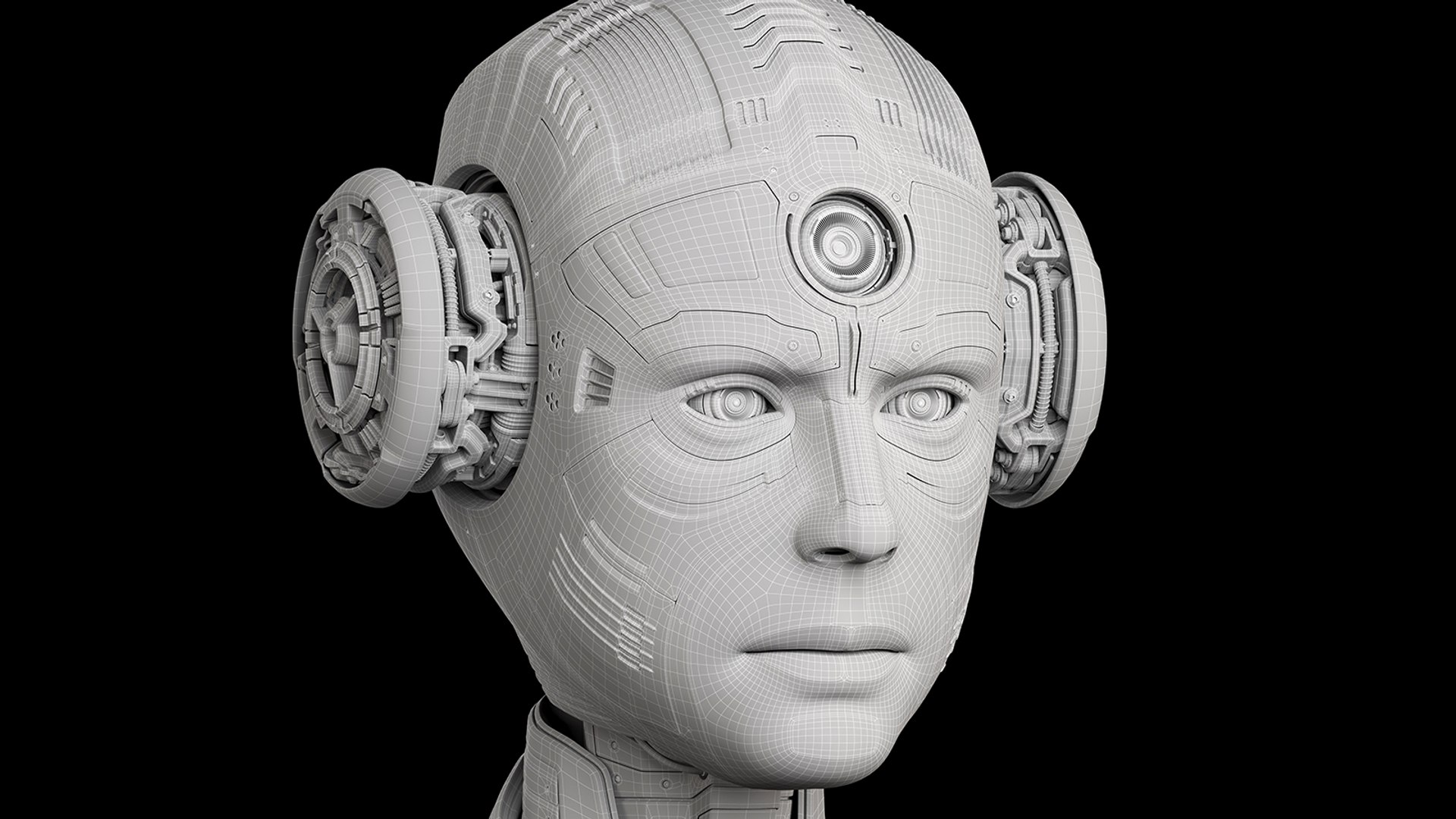 Futuristic Robot Man 2 3D Model - TurboSquid 1573851