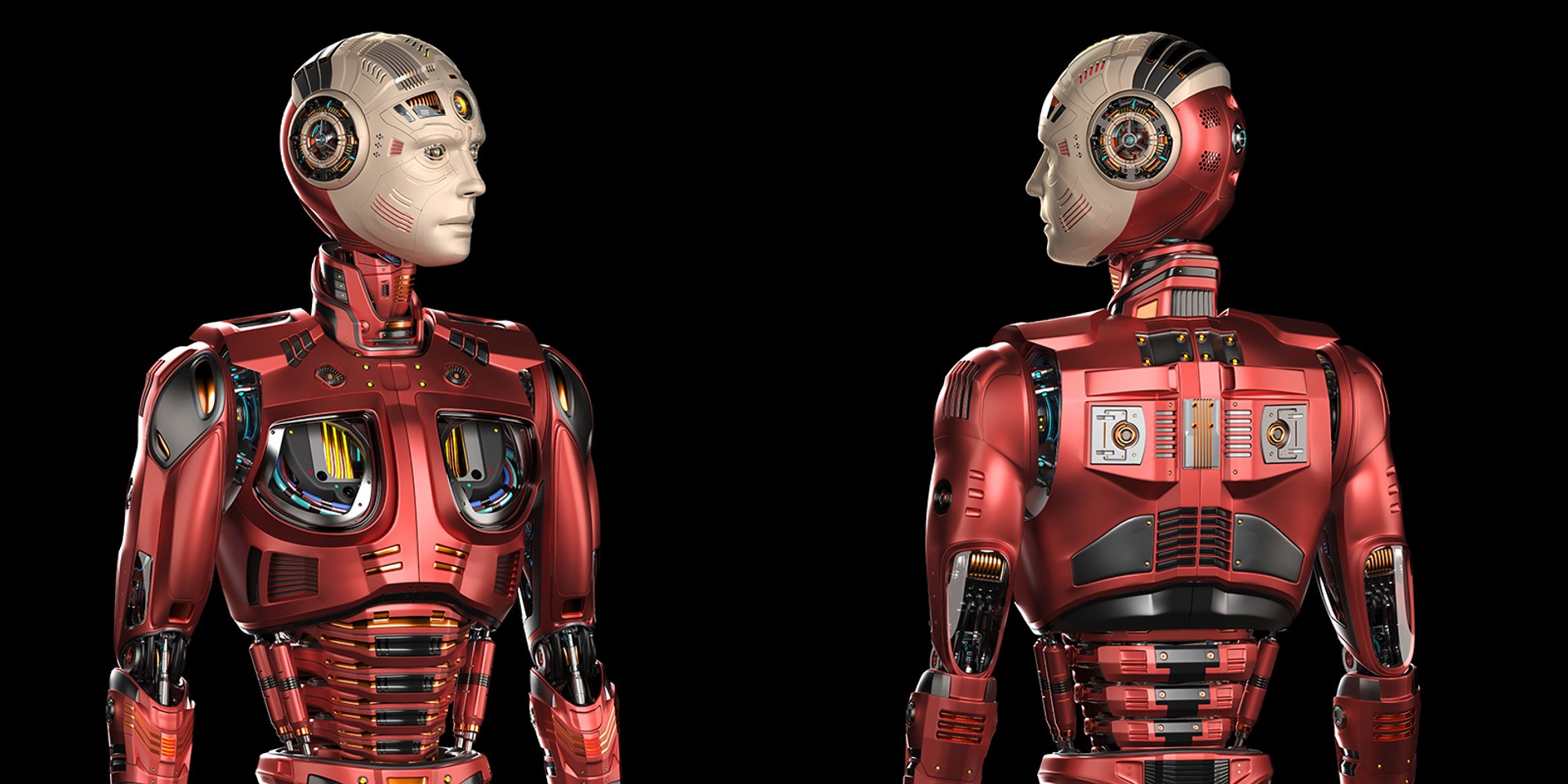 Futuristic Robot Man 2 3D Model - TurboSquid 1573851