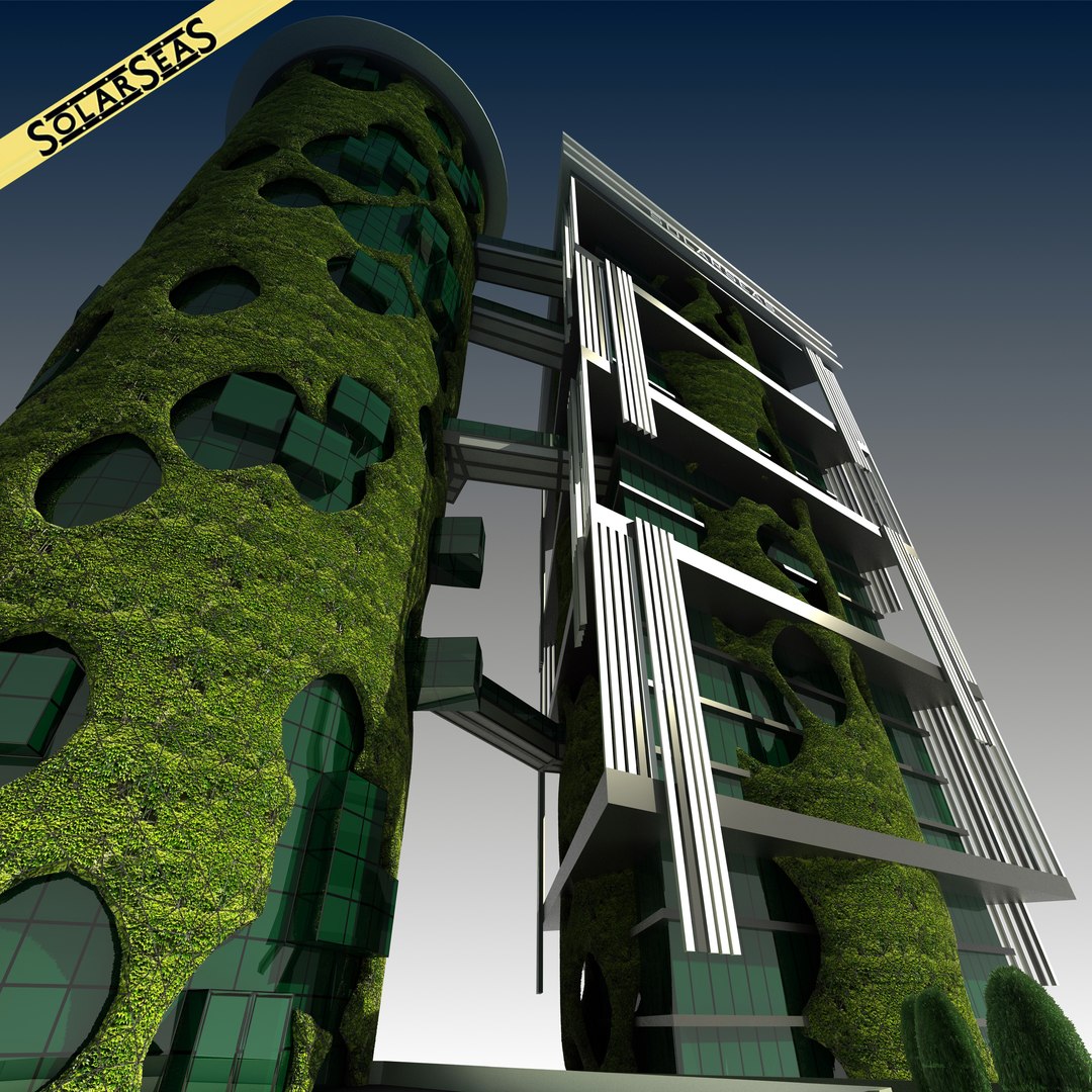 Modern Skyscraper Building Concept 3d Model