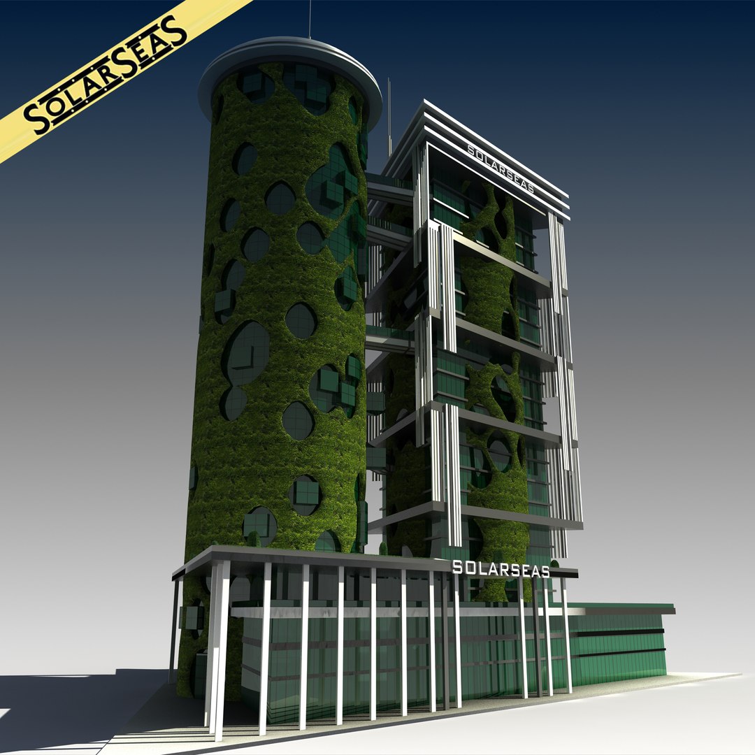 Modern Skyscraper Building Concept 3d Model
