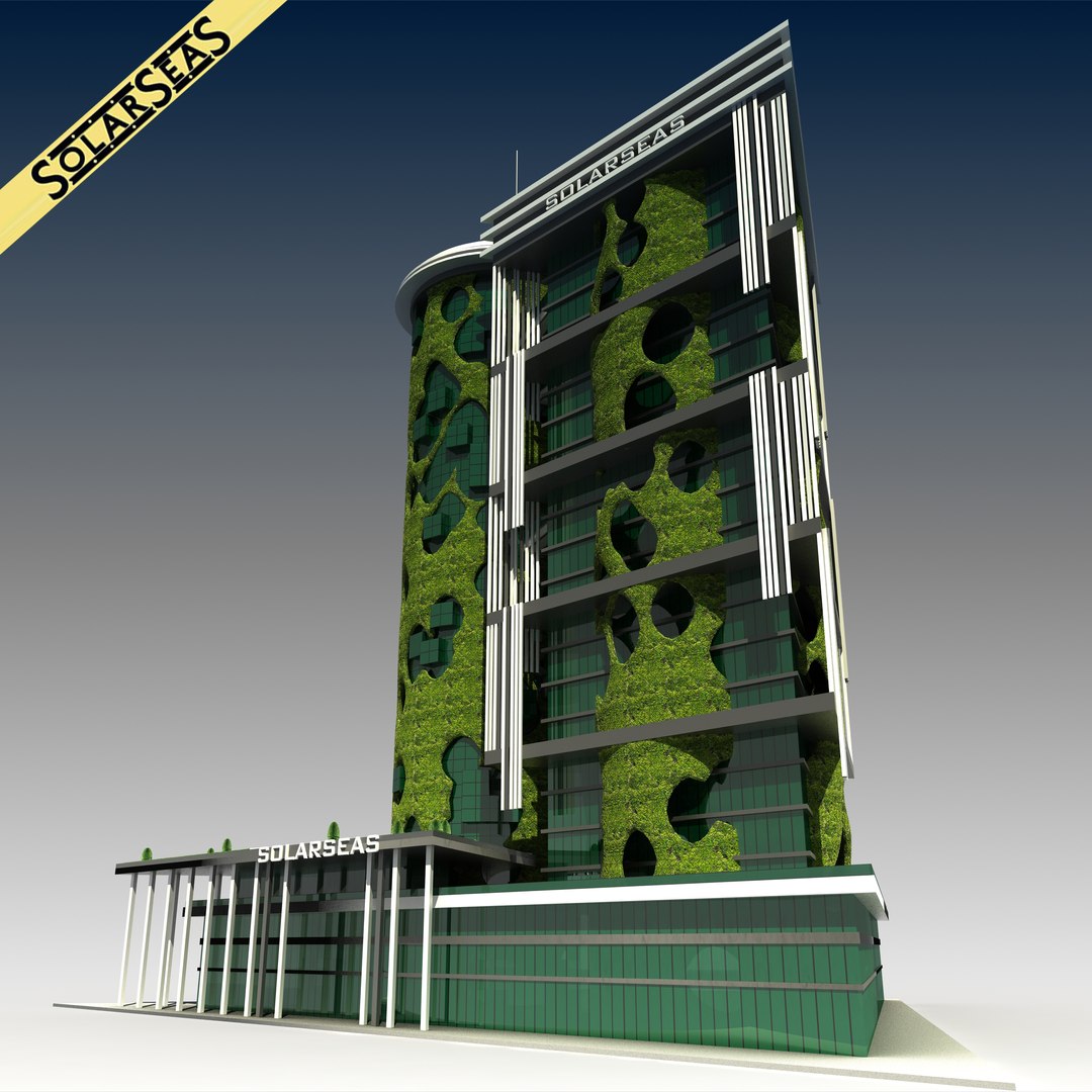 Modern Skyscraper Building Concept 3d Model