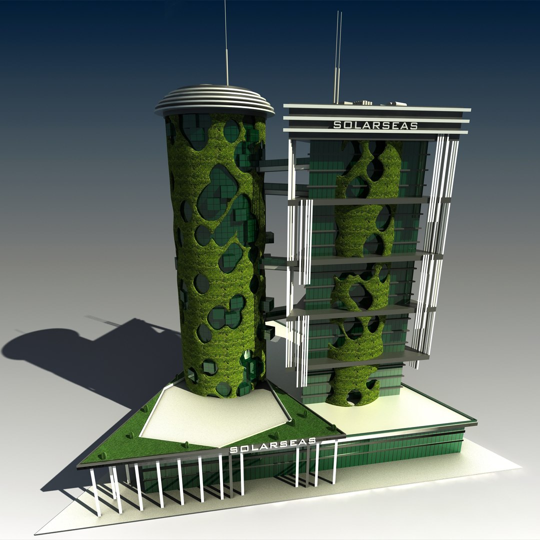 Modern Skyscraper Building Concept 3d Model