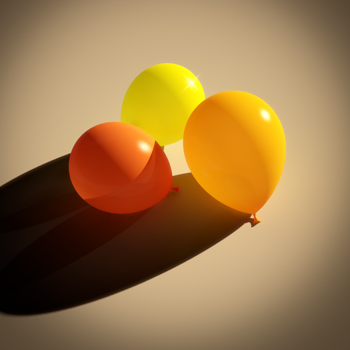 free max model shader balloon materials