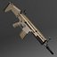 3D Assault Rifle Fn Scar - TurboSquid 1181622