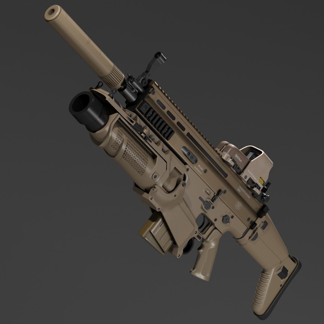 Fn Scar With Grenade Launcher