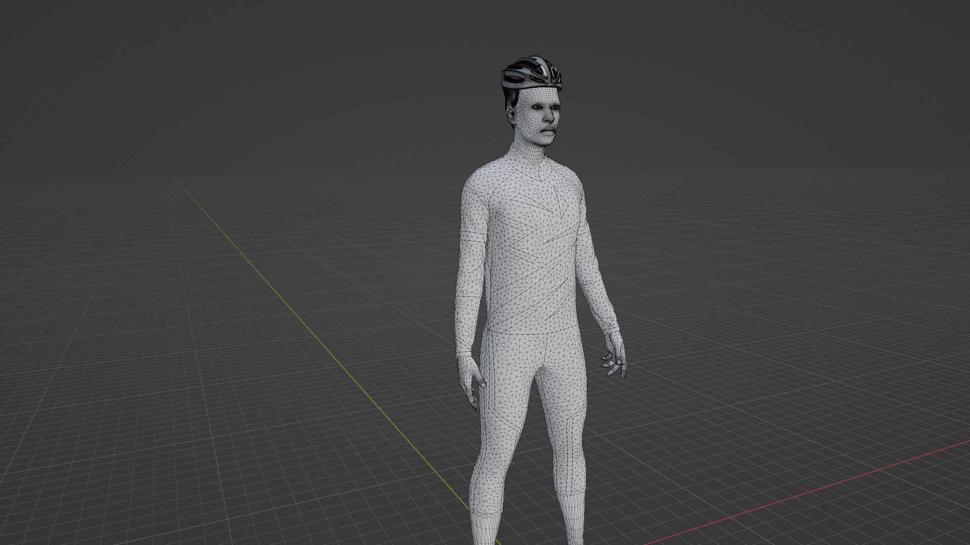 Cyclist Character 3D Model - TurboSquid 1970939