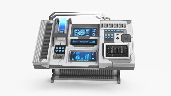 3D Sci Fi Control Panel - TurboSquid 2028337