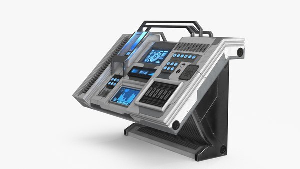 3D Sci Fi Control Panel - TurboSquid 2028337