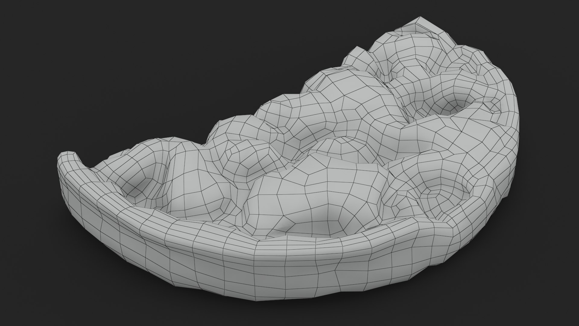 Half Cut Multigrain Rice Cake 3D model - TurboSquid 1827610