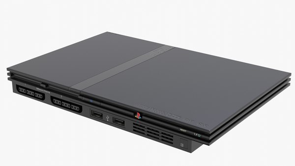 modelo 3d Sony PlayStation 2 Slim - TurboSquid 2068127
