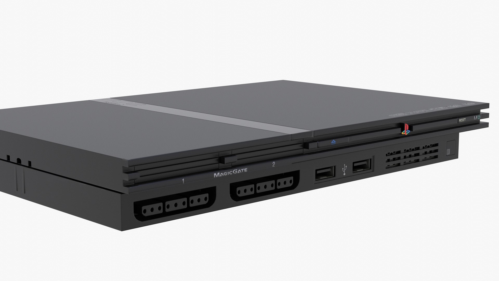 Sony PlayStation 2 Slim 3D model - TurboSquid 2068127