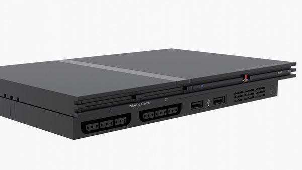 modelo 3d Sony PlayStation 2 Slim - TurboSquid 2068127