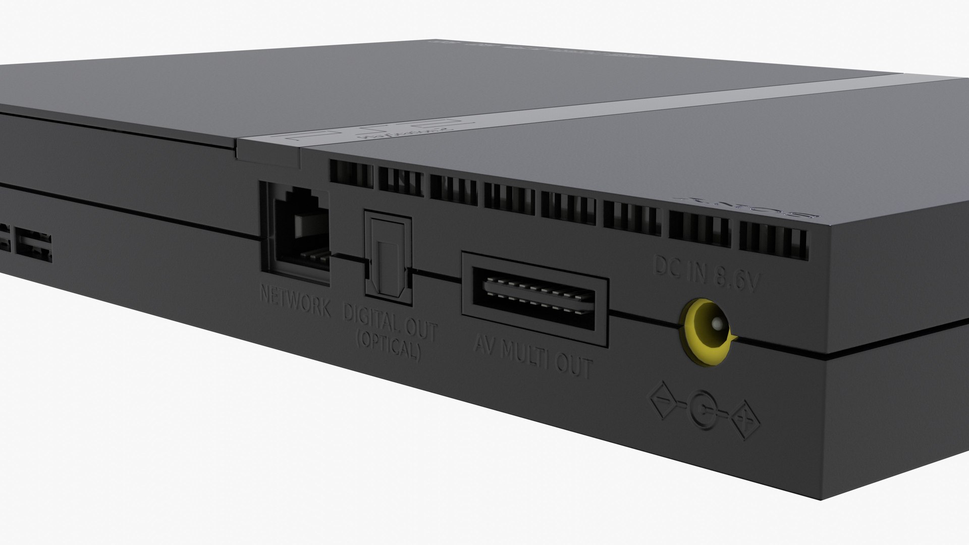 Sony PlayStation 2 Slim 3D model - TurboSquid 2068127